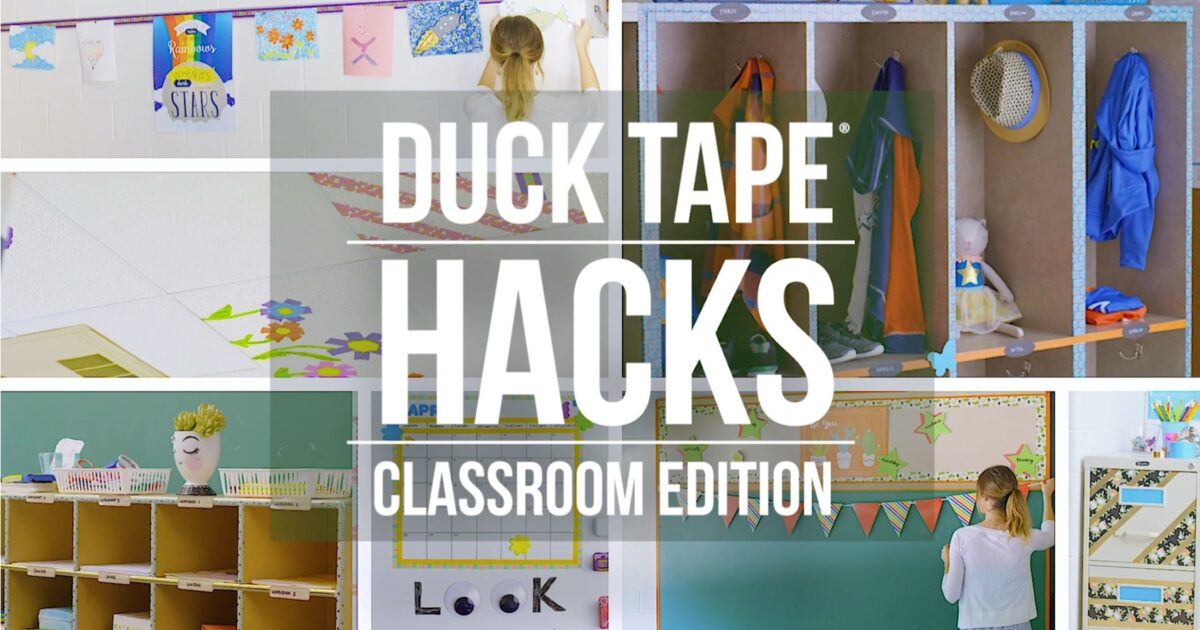 7 Duck Tape® Hacks For Your Classroom | Duck Brand