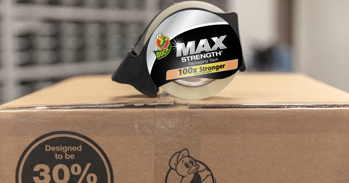 Duck Max Strength® Packaging Tape Seals the Heaviest… | Duck Brand