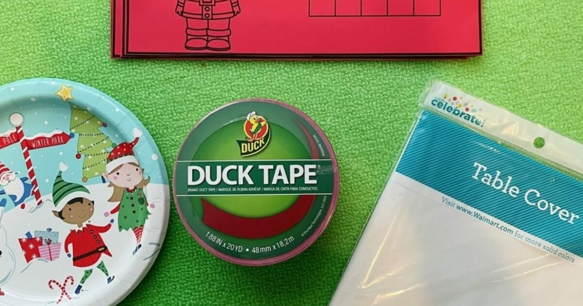 How-To: Christmas Themed Ten Frame | Duck Brand