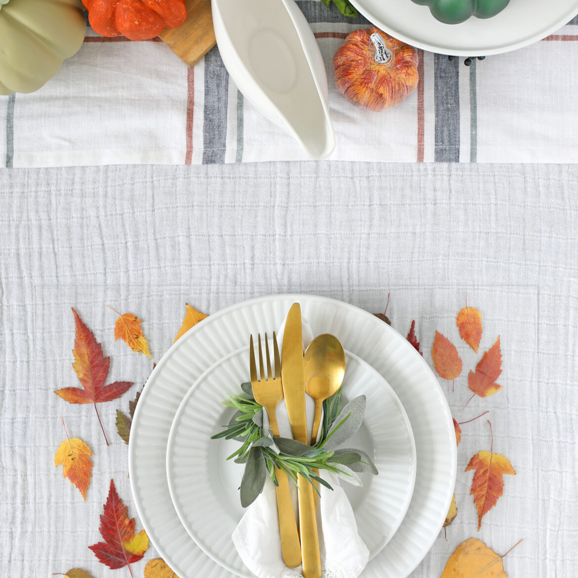 How To Fall Leaves Placemats Duck Brand