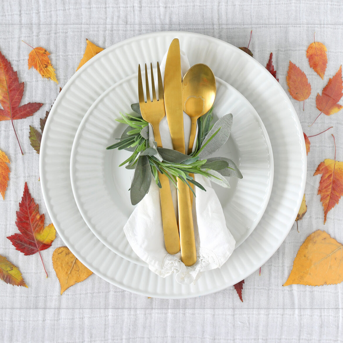 How To Fall Leaves Placemats Duck Brand