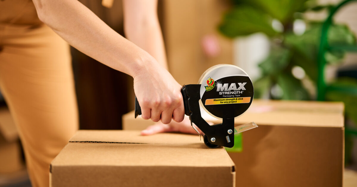 Seal the Heaviest Boxes with Duck Max Strength® Packing… | Duck Brand